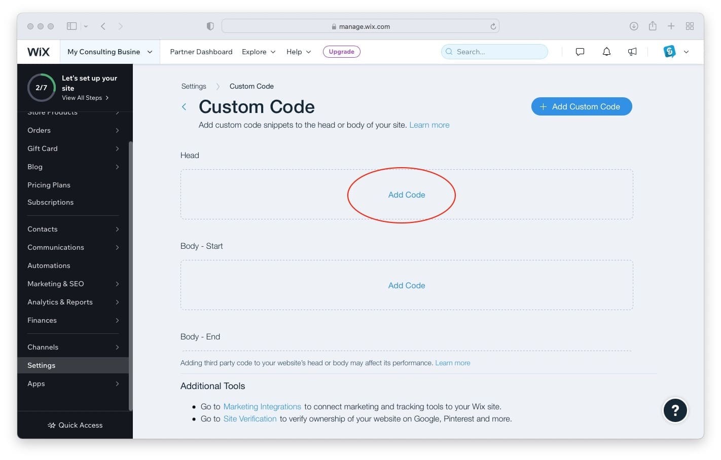 Embedding an AI Support and Presales Chatbot into Wix - DocsBot AI